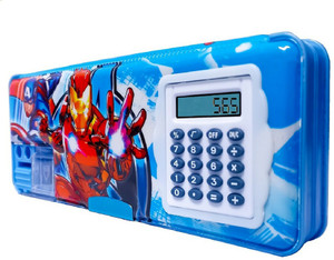 Flipkart.com | rza 2023 Magnetic Pencil Box with Calculator Avengers ...