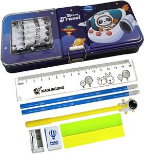 Flipkart.com | Le Delite Space Astronaut theme geometry box pencil ...
