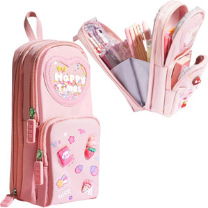 Flipkart.com | EasyTac Pencil Pouch School Stationery Large Capacity ...