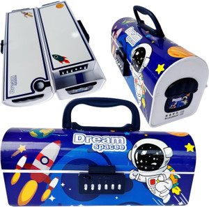 Flipkart.com | Shivom Dream space Print Password Pencil Box for Kids ...