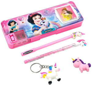 Flipkart.com | RINGHAS Disney Princess Pencil Box, Magnetic Lock, Dual ...