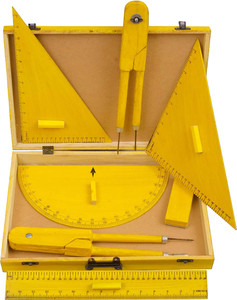 Flipkart.com | wow craft Wooden Geometry Box for Teachers | Brain ...