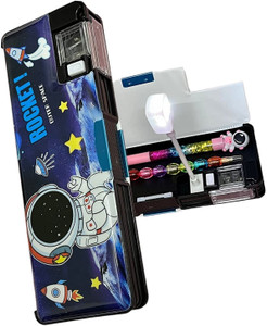 Flipkart.com | Makit Pencil Box Cute Stylish Geometry Lock Closure Box ...