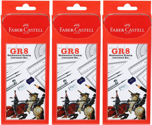 Flipkart.com | FABER-CASTELL GR-8 Mathematical Drawing Instrument Box ...