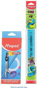 Flipkart.com | Maped School stationery kit pack of 2 Geometry Box