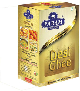 PARAM Desi Ghee with Rich Aroma, Made from 100% Fresh Milk 1 L ...