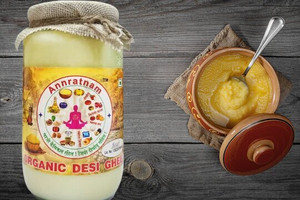 Annratnam Desi Ghee, a flavourful gift from nature. 1000 g Mason Jar ...