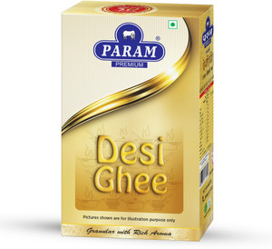 PARAM Desi Ghee with Rich Aroma, Made from 100% Fresh Milk Ghee ...