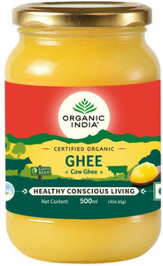 ORGANIC INDIA Pure Cow Ghee, , Lab tested on 600+ Parameters, Certified ...