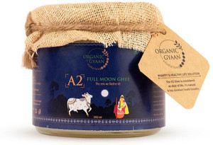 ORGANIC GYAAN Full Moon Ghee Glass Bottle Price in India - Buy ORGANIC ...