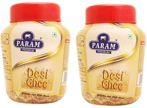 PARAM Premium Desi Ghee Fresh Milk and Rich in aromatic Ghee (200ml ...