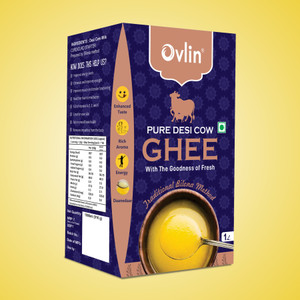 Ovlin Desi Bilona Method Danedar Cow Ghee| Grassfed, Pure And Healthy ...