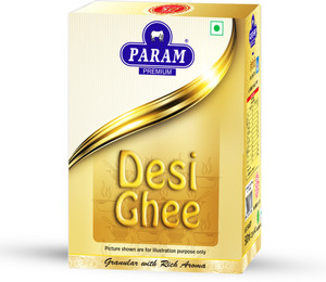 PARAM Desi Ghee with Rich Aroma, Made from 100% Fresh Milk Ghee 500 ml ...