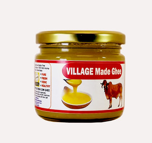 OCB VILLAGE Made Ghee 100% natural A2 gir Cow Bilona Ghee Glass Bottle ...