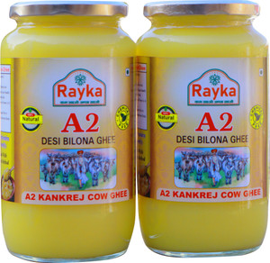 Rayka Desi Bilona Ghee Glass Bottle Price in India - Buy Rayka Desi ...
