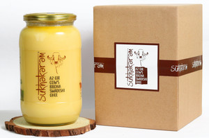 SUKHAKARAM A2 GIR COW'S BILONA SWADESHI GHEE Glass Bottle Price in ...