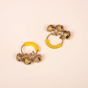 kunya Traditional Clapping Brass Finger Ring Pooja Aarthi Anguthi ...