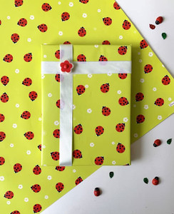 dovetail Gift Wrapping Paper Sheet Ladybug Hug Paper Gift Wrapper Price ...