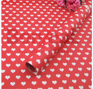 BONZEAL Printed Heart Gift Packing Material Sheet Wrapping Paper Rol ...