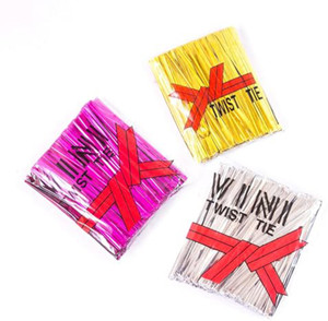 Bakeyy Ribbon Twist Ties Twister For Chocolate Packaging 900 packing ...