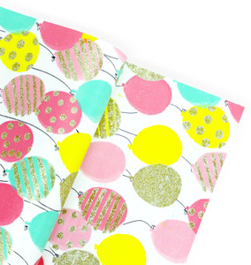 Crown Greetings Balloons with Glitter Gift Wrapping Roll Paper Gift ...