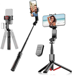 Hold up Handheld Gimbal Stabilizer for Smartphones with Filling Light ...