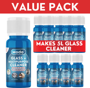 MODO Glass & Mutlipurpose Cleaner For Glass,Window,Fridge &More|10x25ml ...