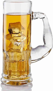 RKPL Muscle Handle( Pack of 1) Mug Glass (600 ml ) Glass Beer Glass ...
