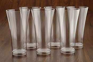 JUICIQ (Pack of 6) Y Shape Glasses_Set 6 Glass Set Water/Juice Glass ...