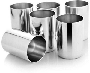 Vikas Metal (Pack of 6) VIKAS METAL_Steel_Water/Juice Glass_6_470 Glass ...