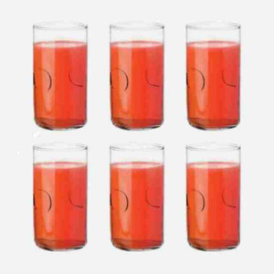 tkk (Pack of 6) Water Glass thumb Glass Set Water/Juice Glass Price in ...