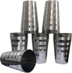 Saathi (Pack of 6) WATER/LASSI/JUICE GLASS Glass Set Water/Juice Glass ...