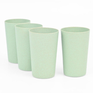 Eha (Pack of 4) Earth Friendly Unbreakable Drinking Water Glass | Made ...