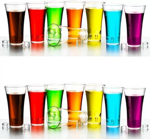Everbuy (Pack of 24) Premium Home Kitchen Party Restaurant Glass Set ...