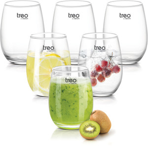 TREO (Pack of 6) Sphero Tumbler Glass Set Water/Juice Glass Price in ...