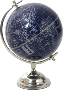 CASA DECOR Royal Blue Cosmic Globe Desk & Table Education Globe World ...