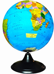 VALENCIA Black Globe 13 Inch Height, 10 Inch Diameter (Big Size) and ...