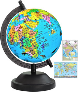 VALENCIA Black Metallic Globe 8 Inch Height, 5 Inch Diameter, India and ...