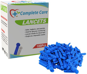 Complete Care Safety Lancets, Sterile, Single-Use Blood Lancets for ...