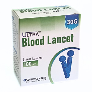 SD BIOSENSOR Ultra Blood Lancet |Needle|Glucose Testing Device|Sugar ...