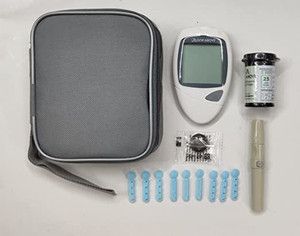 MOWELL Glucometer with 50 Strips And 10 Round Lancets Glucometer ...