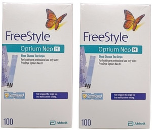 Freestyle Optium Neo H 200 Glucometer Strips Price in India - Buy ...