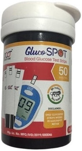 POCT GlucoSpot Blood Glucose 50 Glucometer Strips Price in India - Buy ...