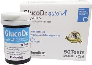 GLUCODR AUTO A AGM-4000 50 Glucometer Strips Price in India - Buy ...