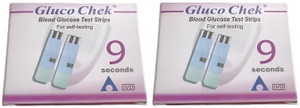 Gluco Chek Gluco-09 (50*2) 100 Glucometer Strips Price in India - Buy ...