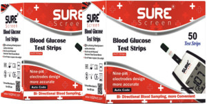NISCOMED Sure Screen Blood Sugar Testing Strips For Checking Blood ...
