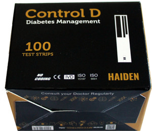 Control D 100 Sugar Strips 100 Glucometer Strips Price in India - Buy ...