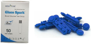 gluco spark 50 Strips with 50 Lancet/ 50 Glucometer Strips Price in ...