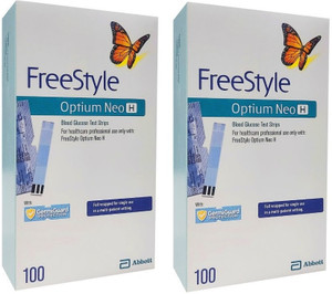 Freestyle NeoH (2x100) 200 Glucometer Strips Price in India - Buy ...