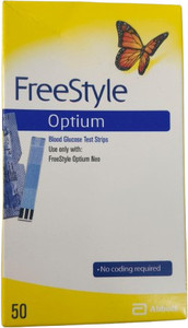 Freestyle Neo (Yellow Pack) Long Expiry 50 Glucometer Strips Price in ...